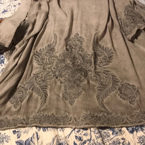 Andree | Tops | Andree Small Western Embroidered Kimonoduster | Poshmark